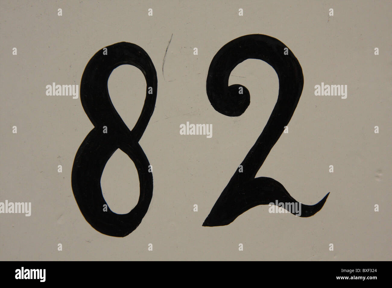 Numbers 82 hi-res stock photography and images - Alamy