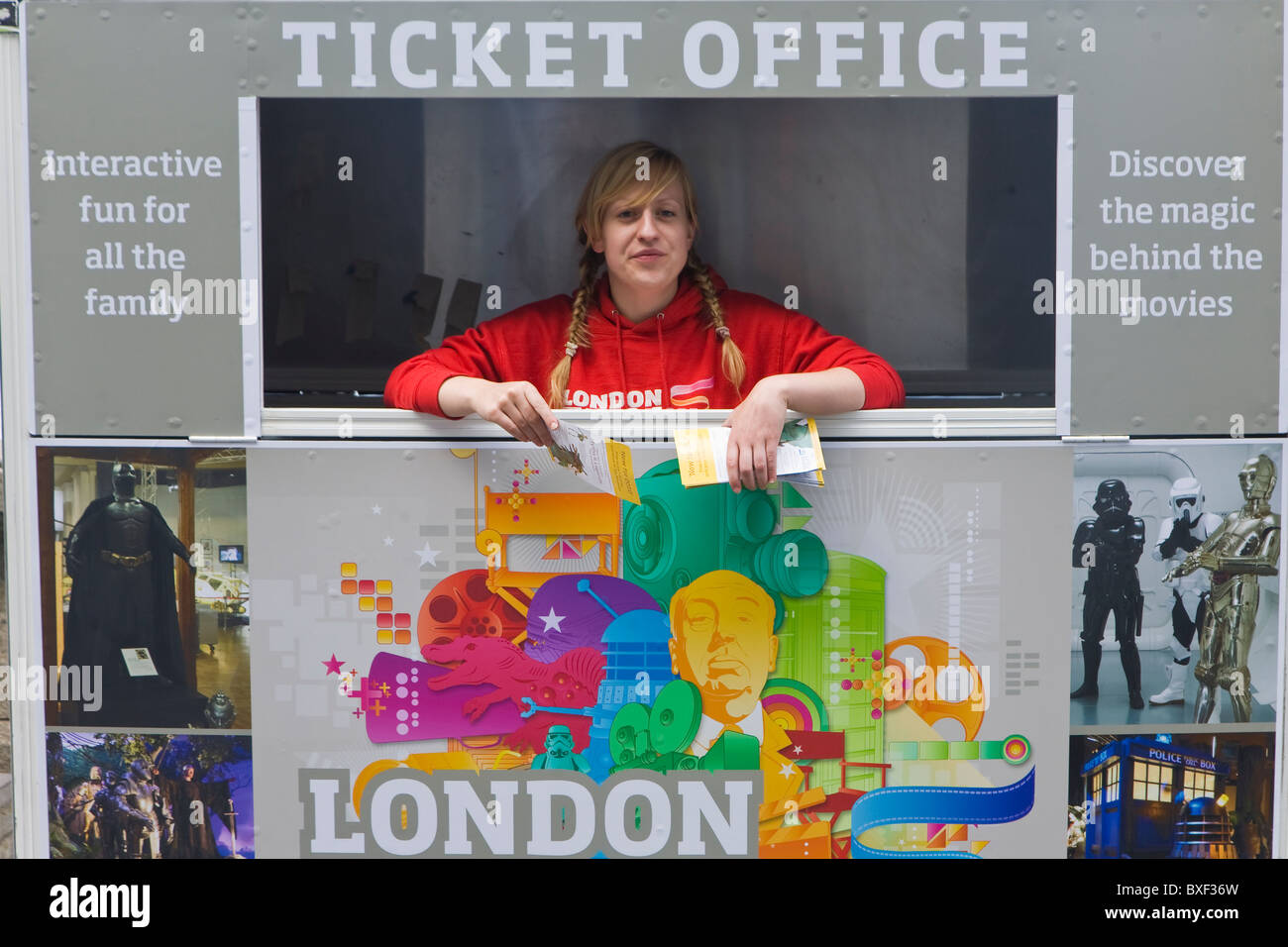 Tourist Information booth on the South Bank in London just next to the ...