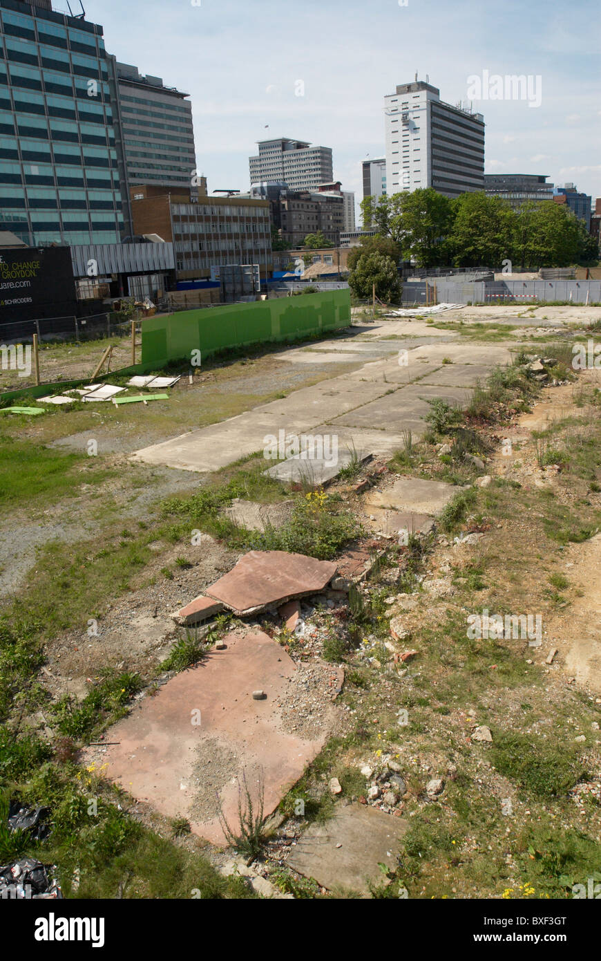 Site of Ruskin Square before development part of the Croydon Gateway ...