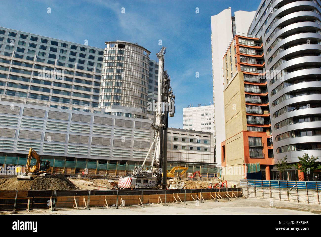 Piling in construction site hi-res stock photography and images - Alamy