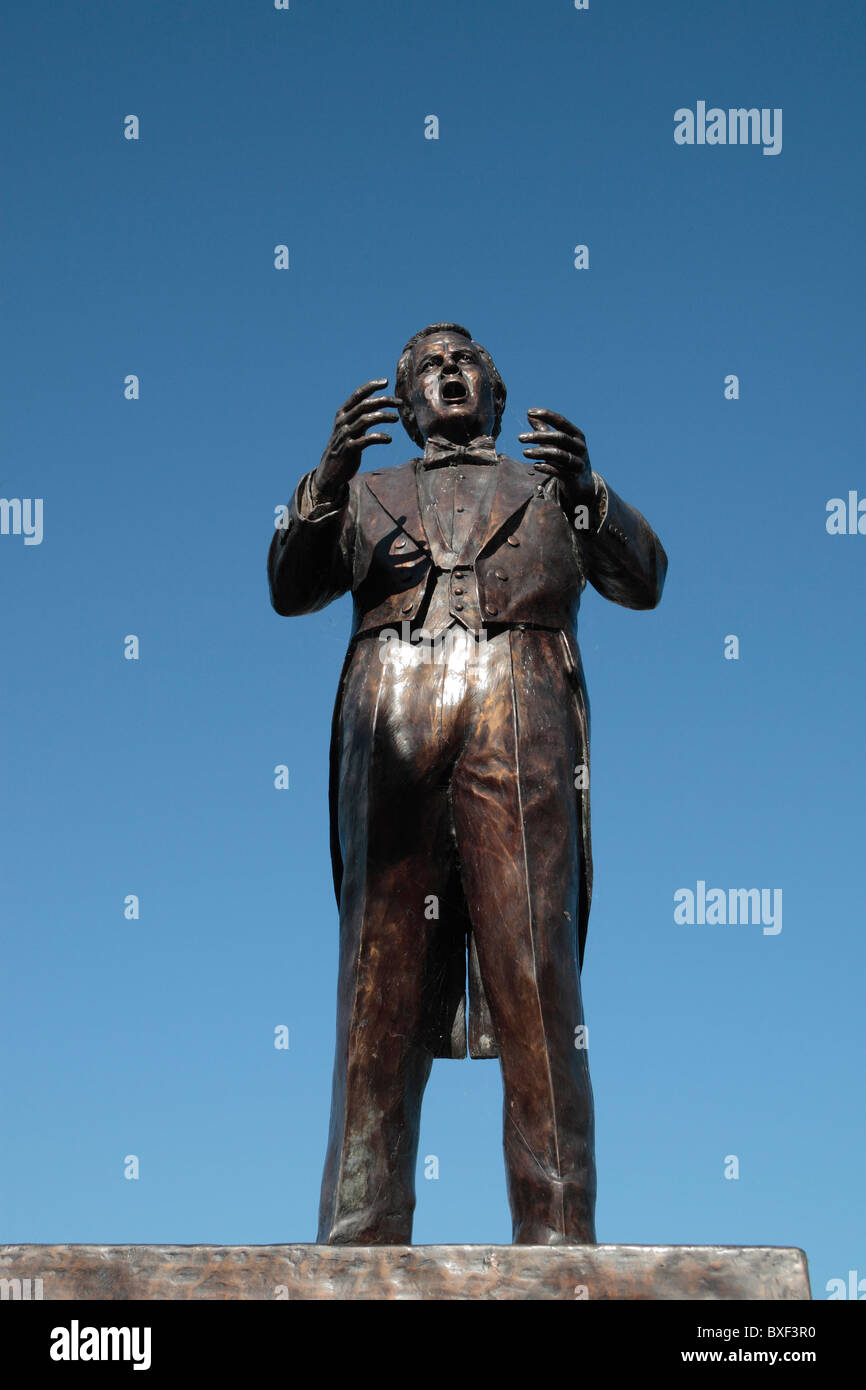 Statue of Frank Patterson in Clonmel, County Tipperary, Ireland, (Eire ...