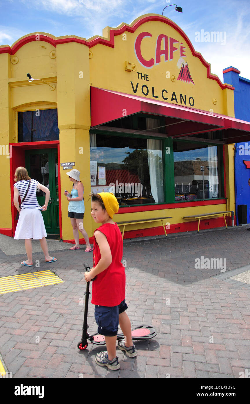 Cafe Volcano, London Street, Lyttelton, Lyttelton Harbour, Banks ...
