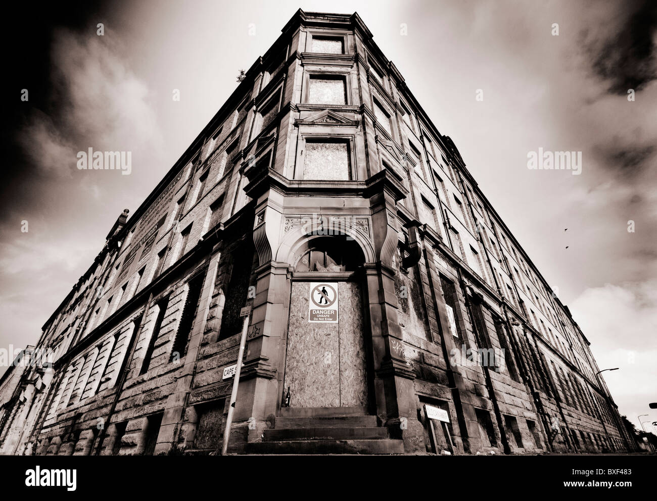 The Conditioning House, a disused textile building in Bradford, West ...