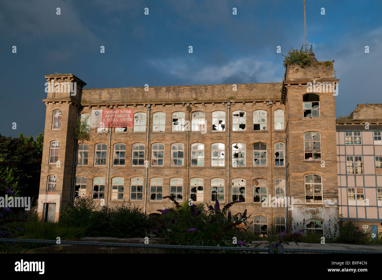 The Conditioning House, a disused textile building in Bradford, West ...
