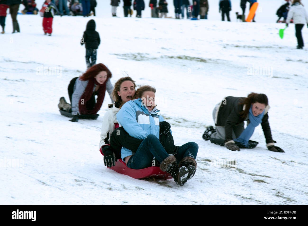Sledging uk hi-res stock photography and images - Alamy