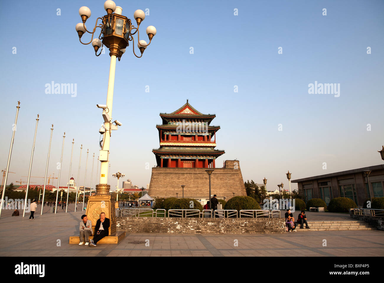 View of buildings in Tiananmen Square, Beijing, China Stock Photo - Alamy