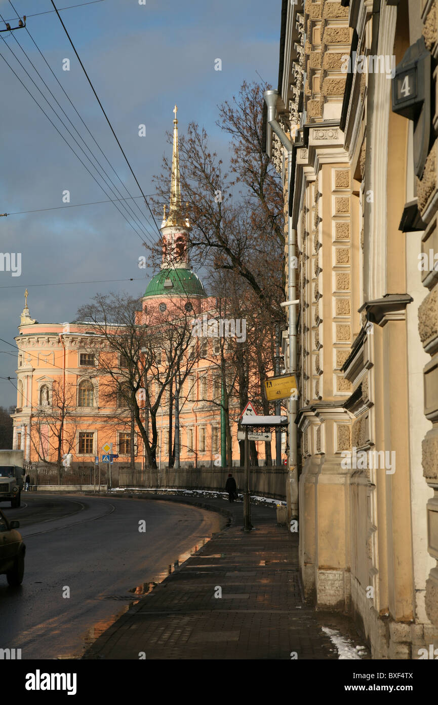 Mikhailovsky Castle, Saint Petersburg, Russia Stock Photo - Alamy