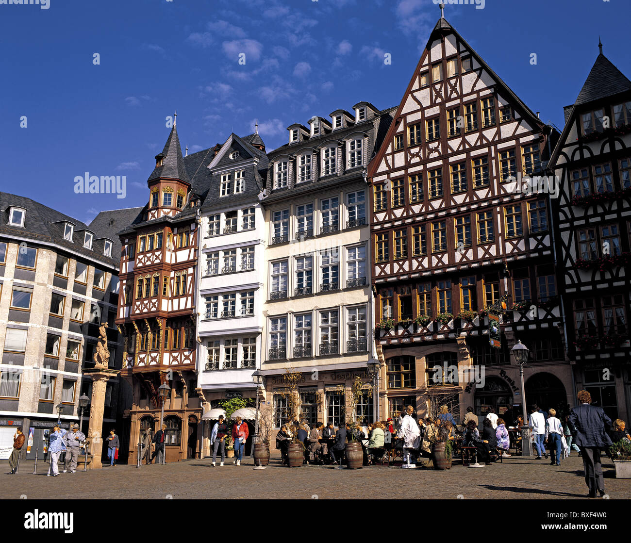 Romer Square, Frankfurt, Germany Stock Photo - Alamy