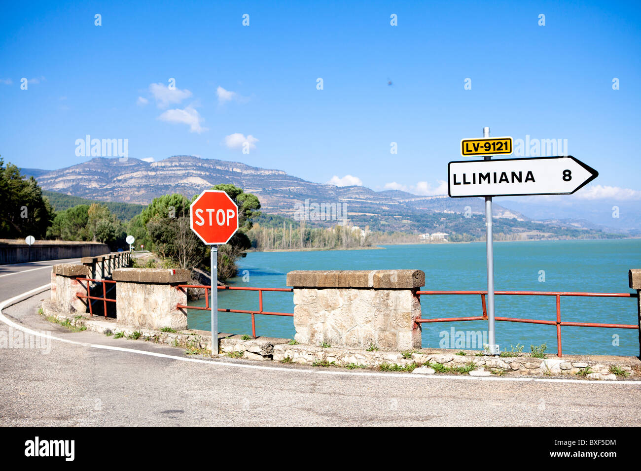 Catalonia landscape Spain Stock Photo - Alamy