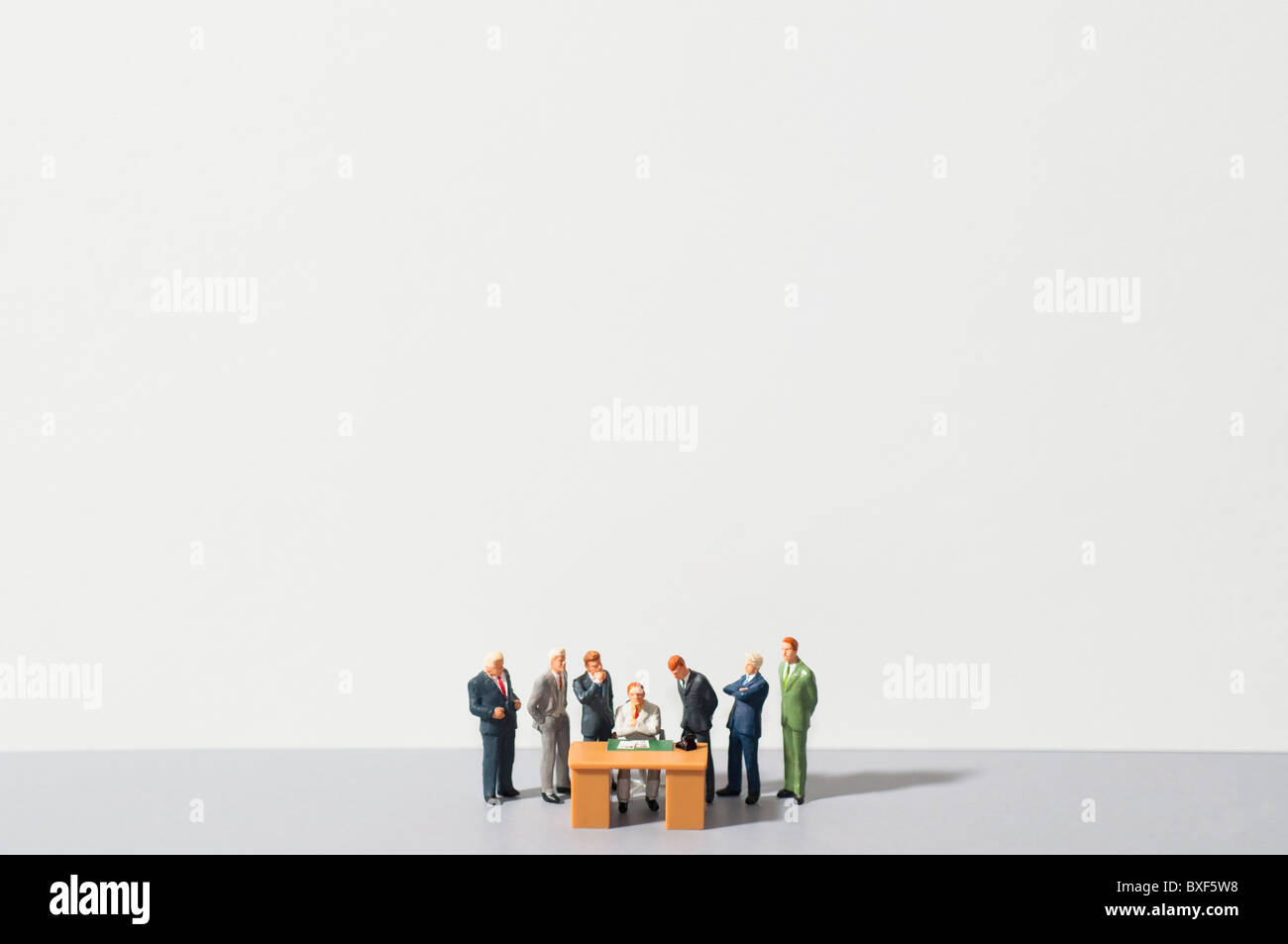 Worker boss figurines hi-res stock photography and images - Alamy