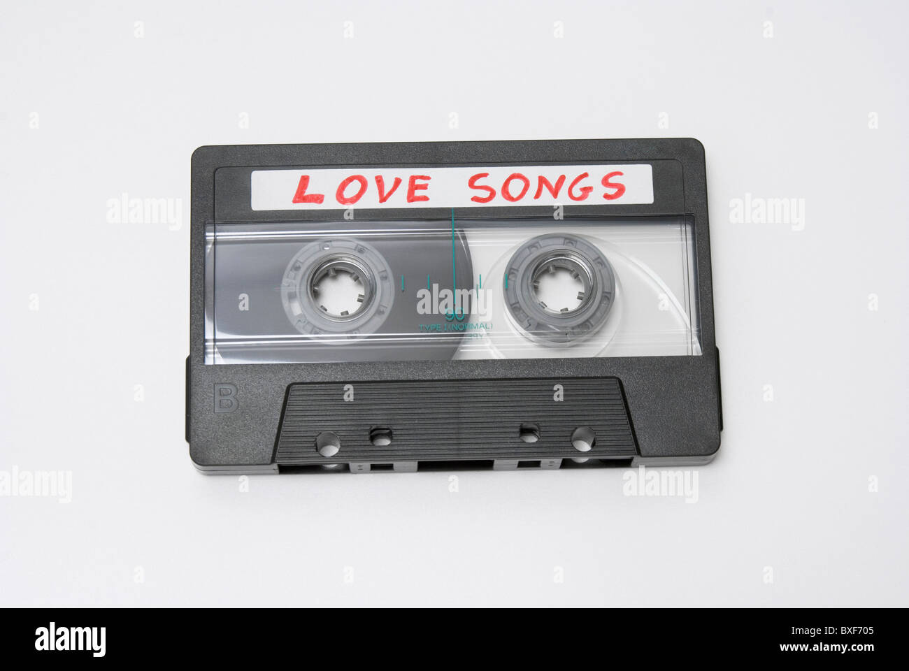 love songs audio cassette Stock Photo - Alamy