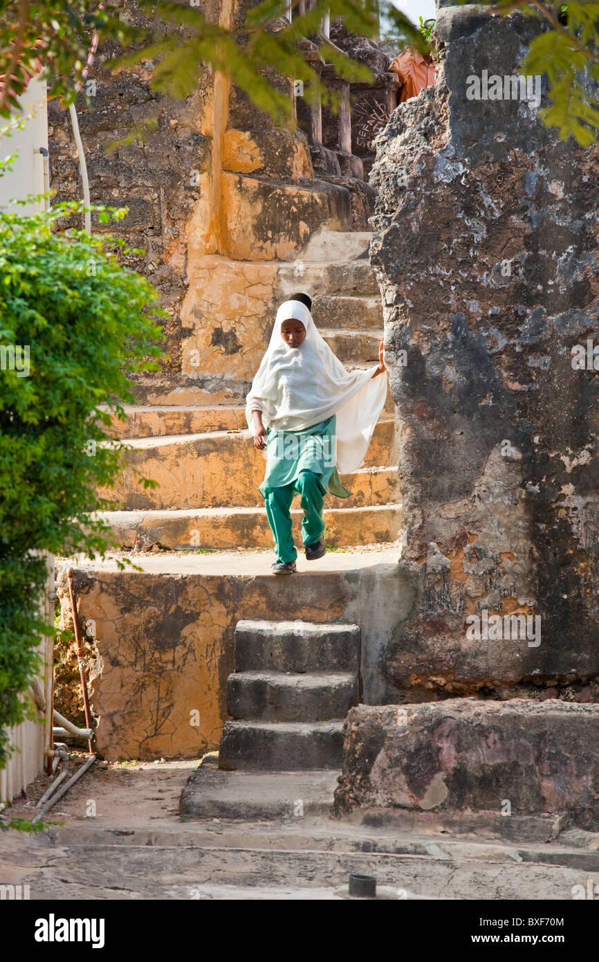 Muslim students fort jesus mombasa hi-res stock photography and images ...