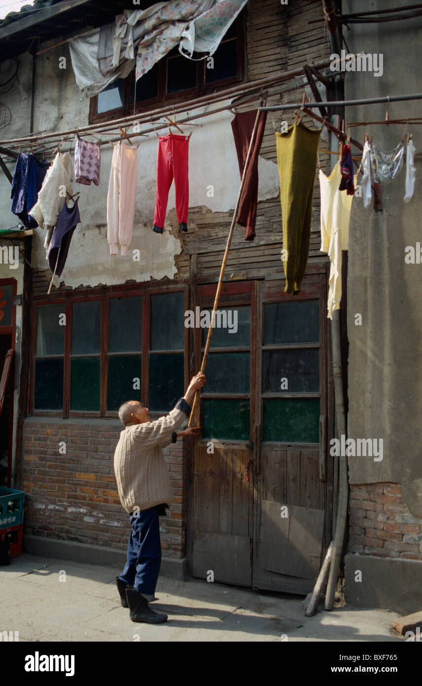 Laundry in Hangzhou, China Stock Photo - Alamy