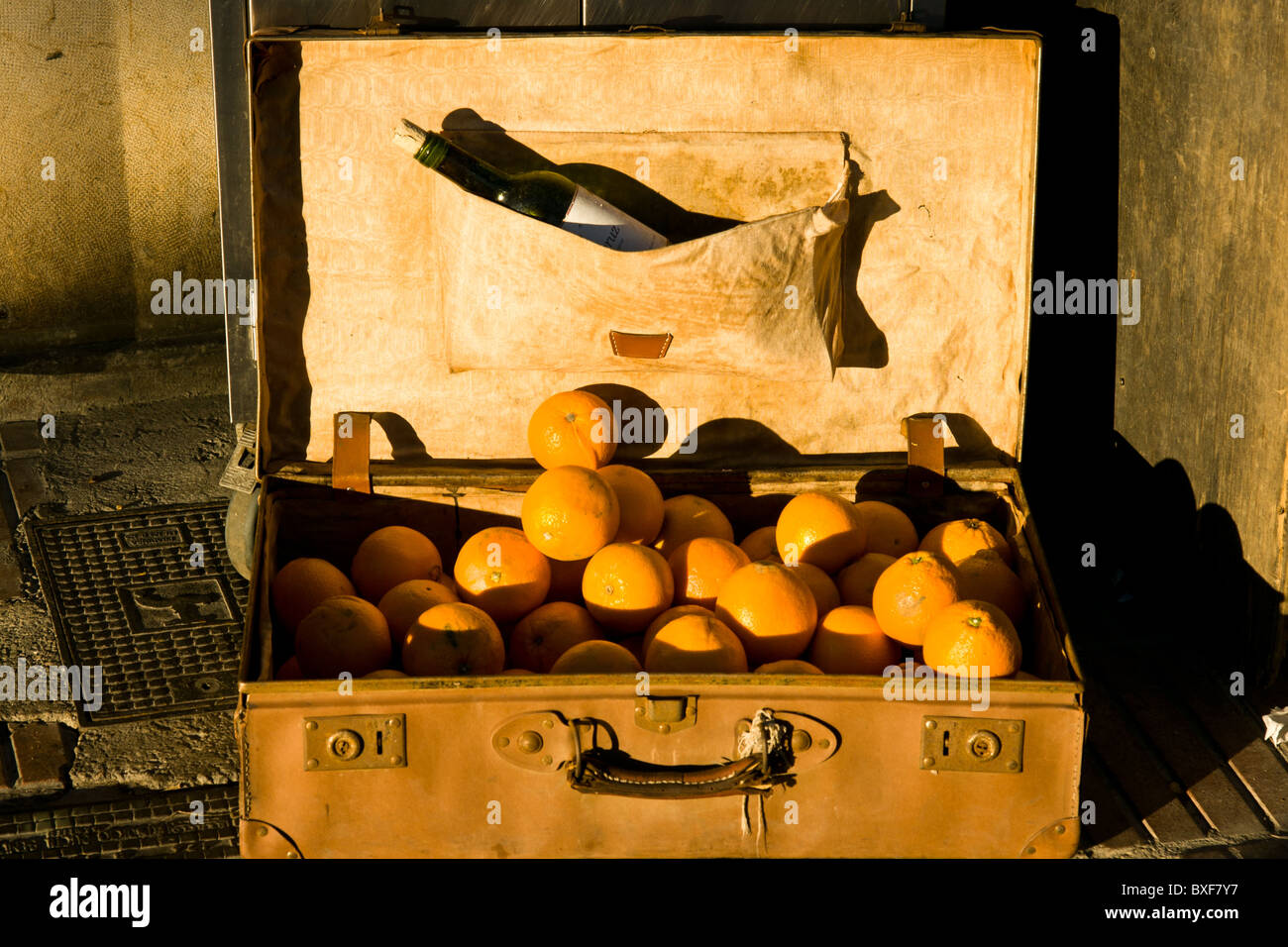 The Sollér valley on Majorca, Spain, is well known for it´s oranges ...