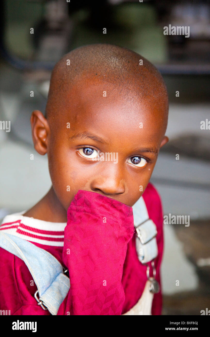 Coy boy bashful hi-res stock photography and images - Alamy