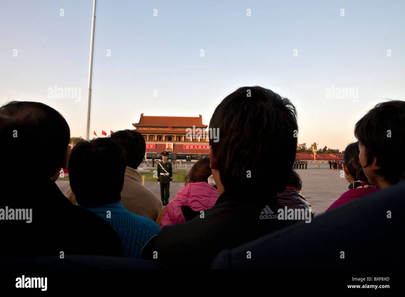 Tiananmen square guard hi-res stock photography and images - Alamy
