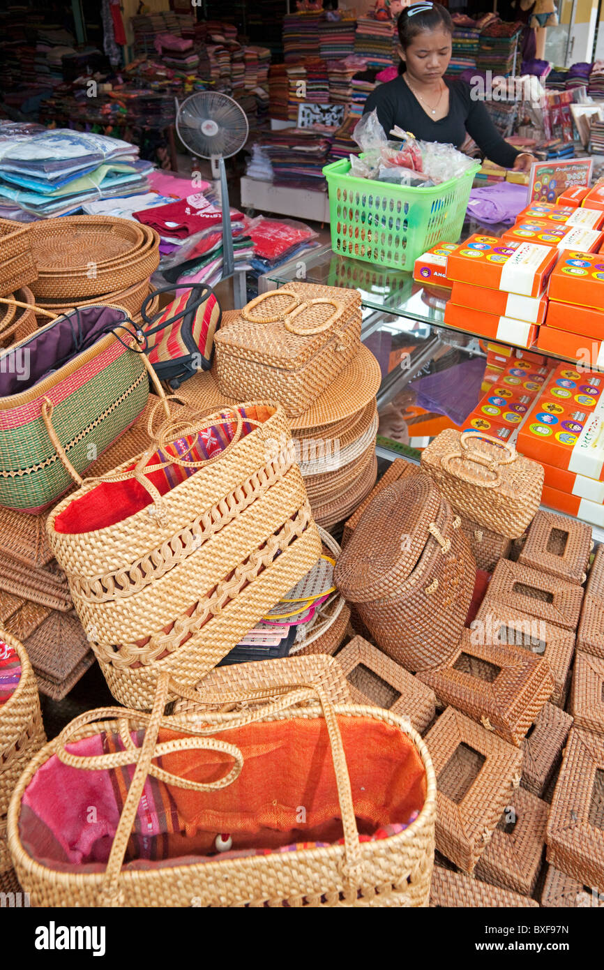 Khmer street market, Siem Reap, Cambodia Stock Photo - Alamy