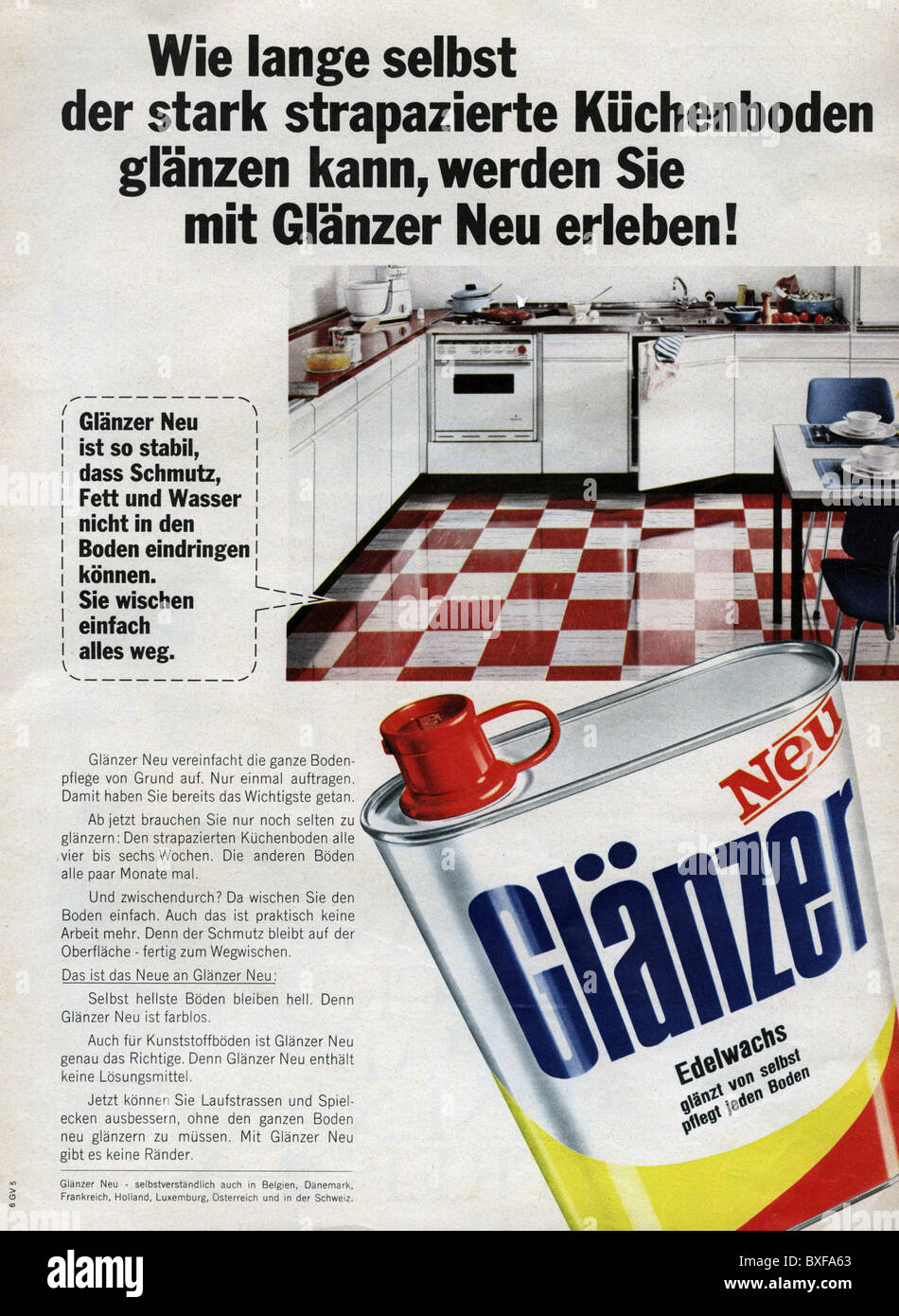 1960s kitchen advert hi-res stock photography and images - Alamy