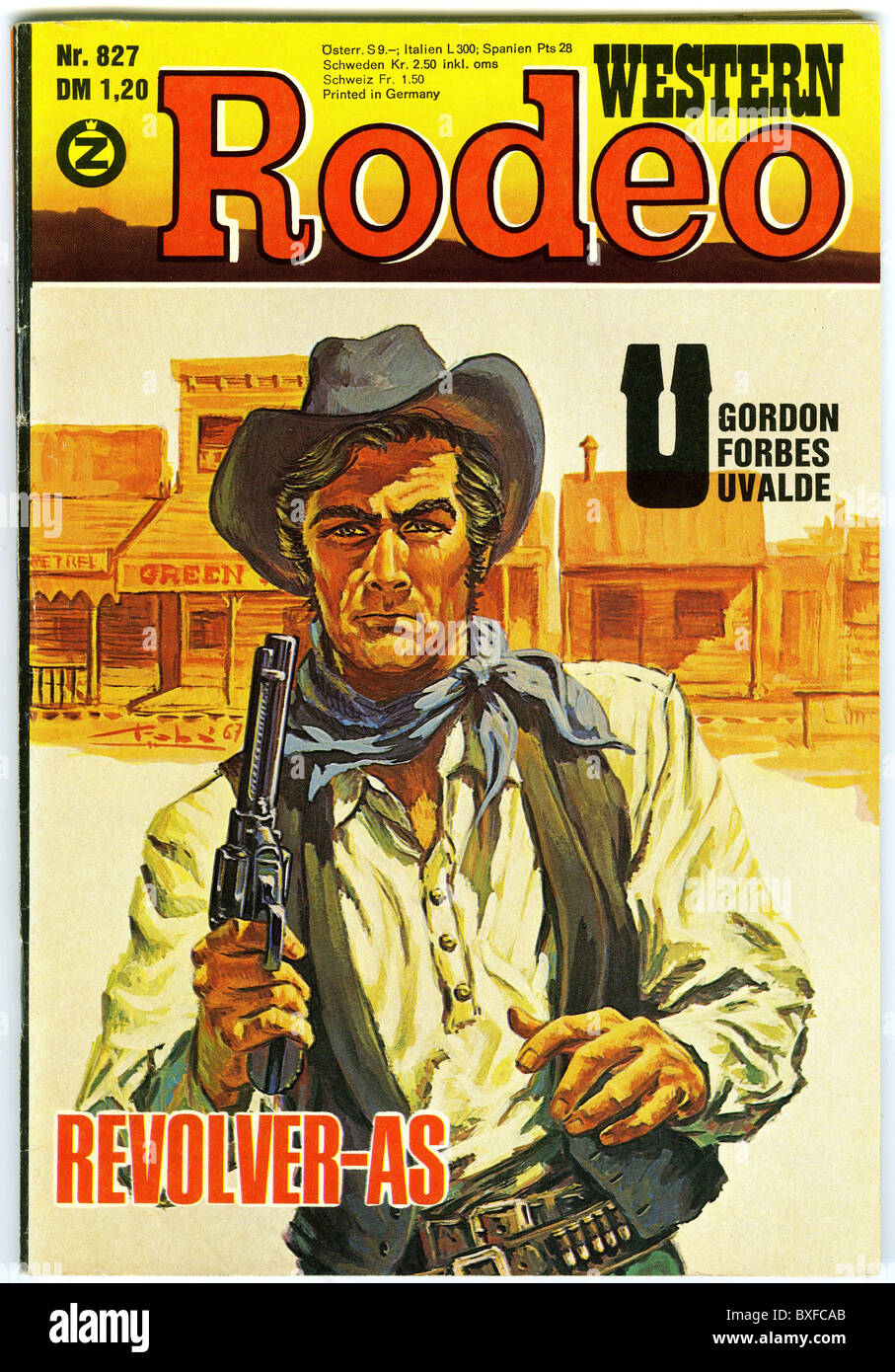 books, magazines / newspapers, penny novel, Western Rodeo, No. 827 ...