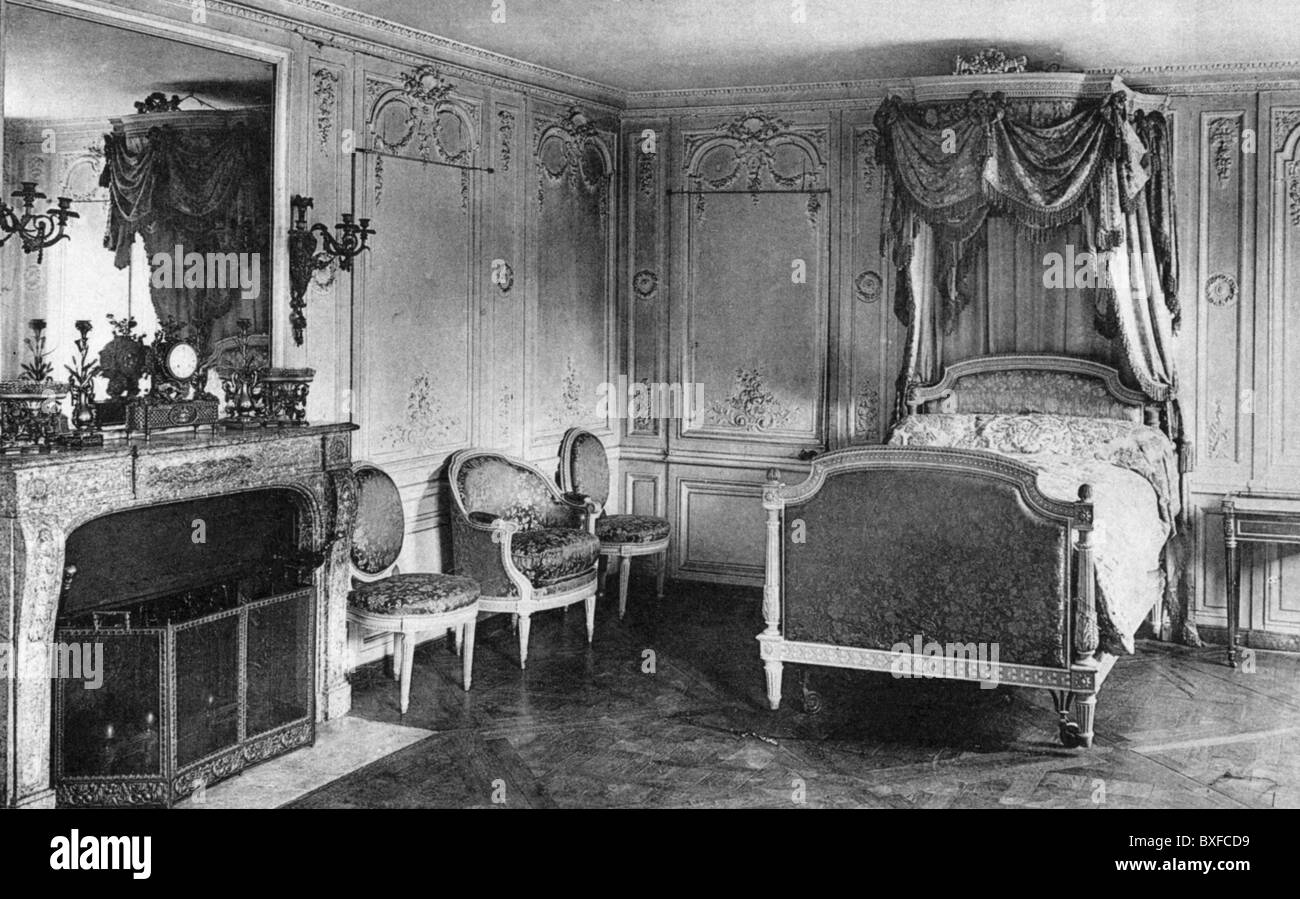 geography / travel, France, Versailles, palace, Petit Trianon, interior ...