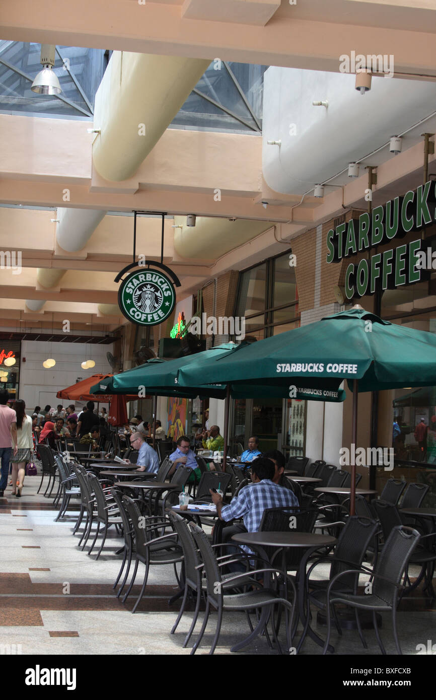 famous international coffee outlet in Malaysia Stock Photo - Alamy
