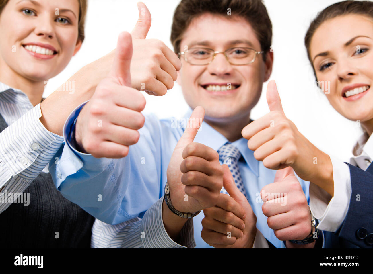 Great team group three hi-res stock photography and images - Alamy