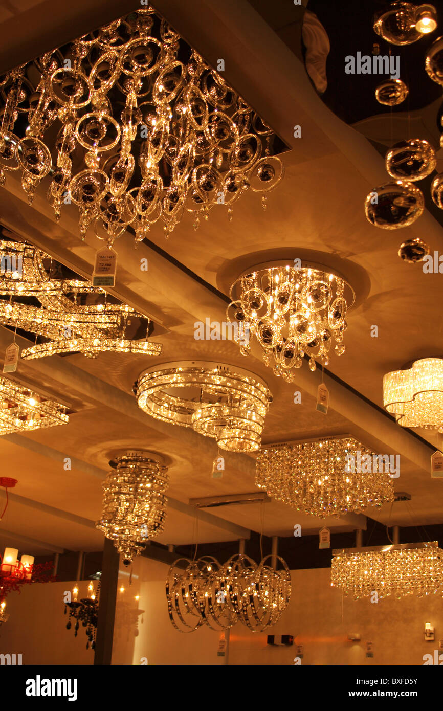 Chandelier shop hi-res stock photography and images - Alamy