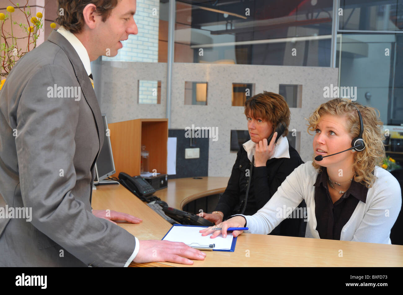 Man registering hi-res stock photography and images - Alamy