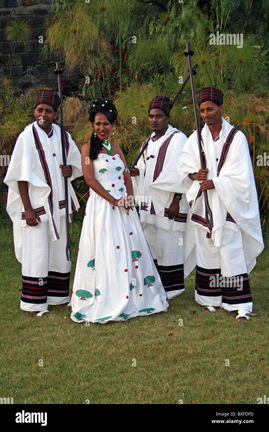 Ethiopian Wedding Party At Addis Ababa Stock Photo - Alamy