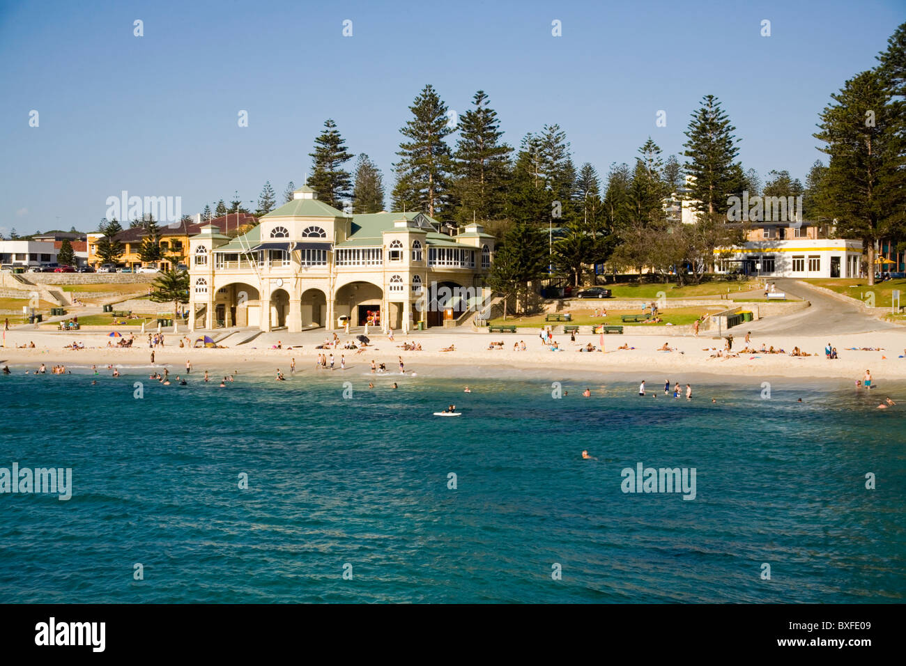 Cottesloe Beach and Indian Tea House Western Australia Stock Photo - Alamy