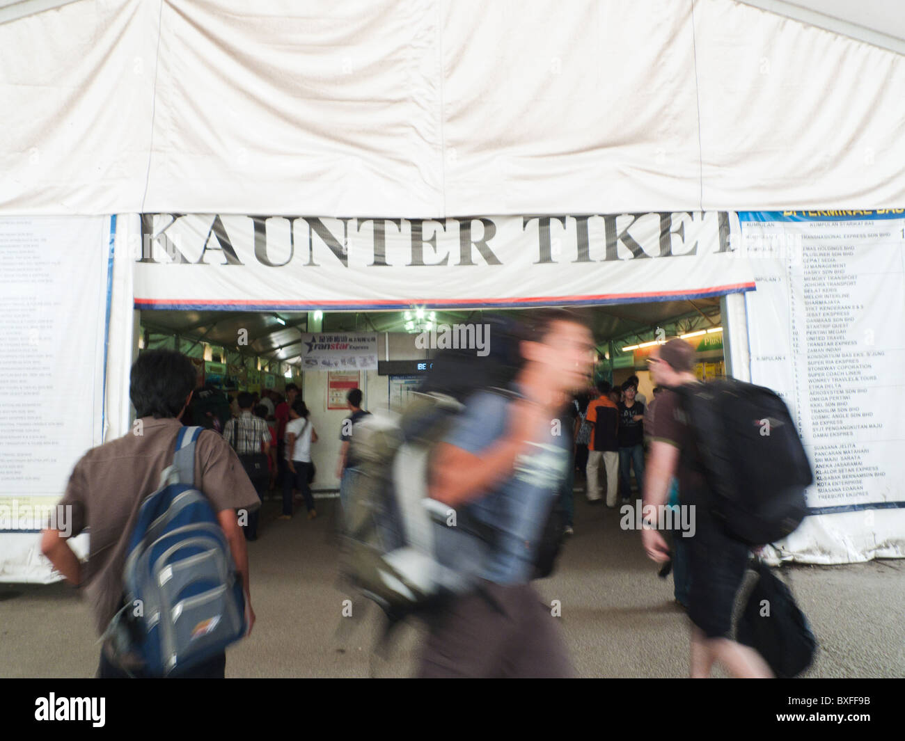 Ticket counter at bus terminal hi-res stock photography and images - Alamy