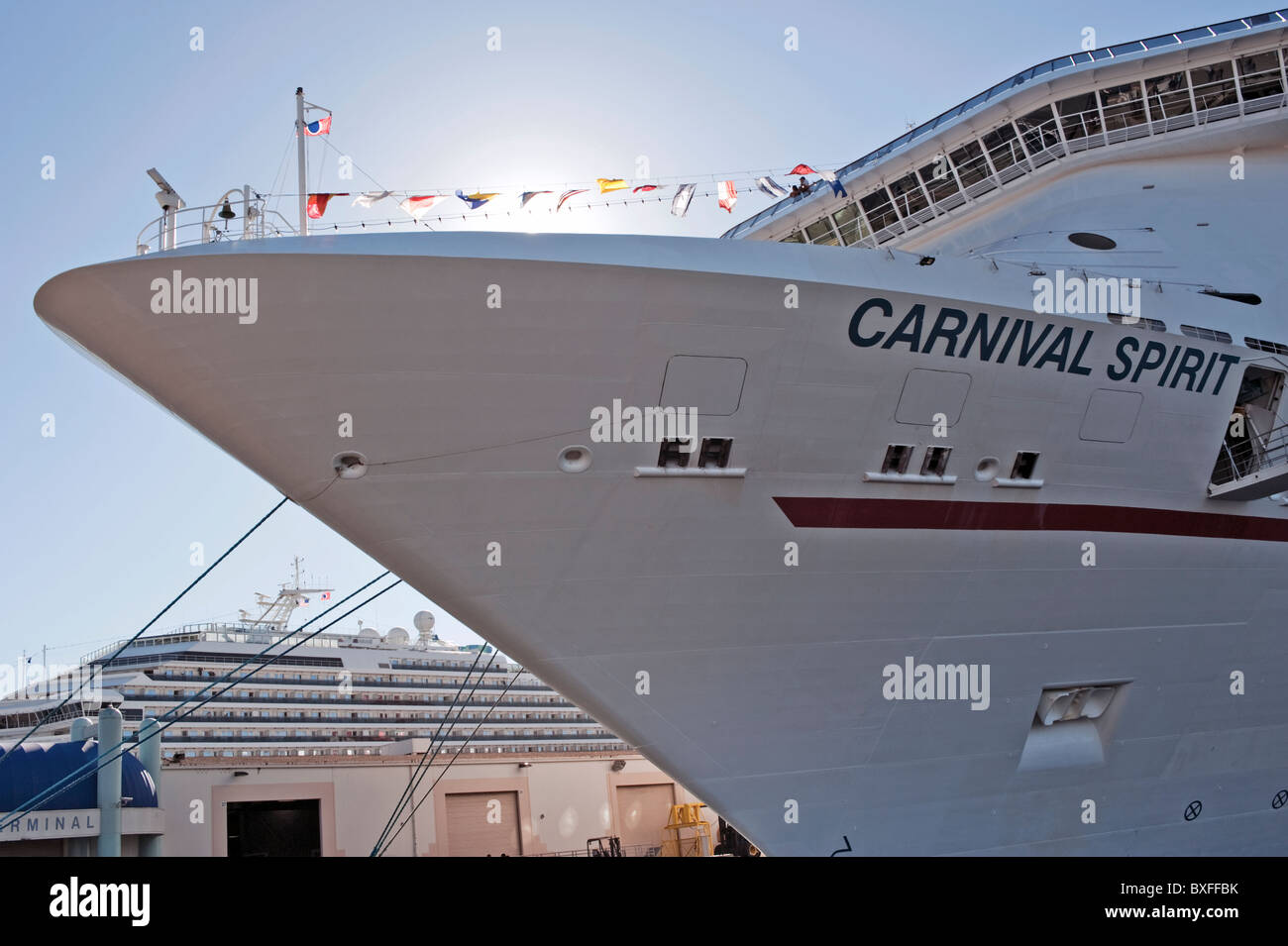 Cruise ship Carnival Spirit Stock Photo - Alamy