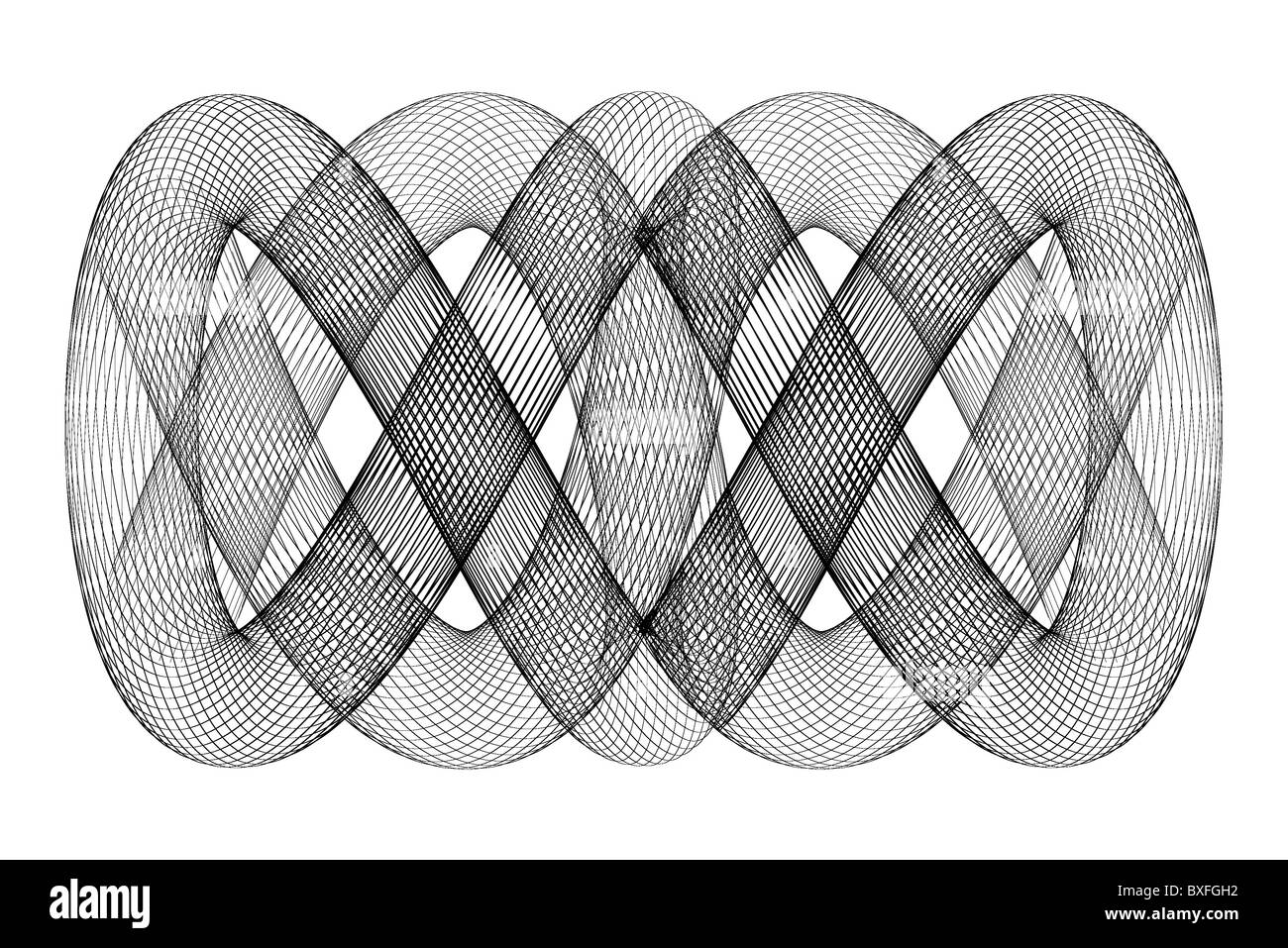 High Resolution Wire and Line Illustration in Black and White Stock ...