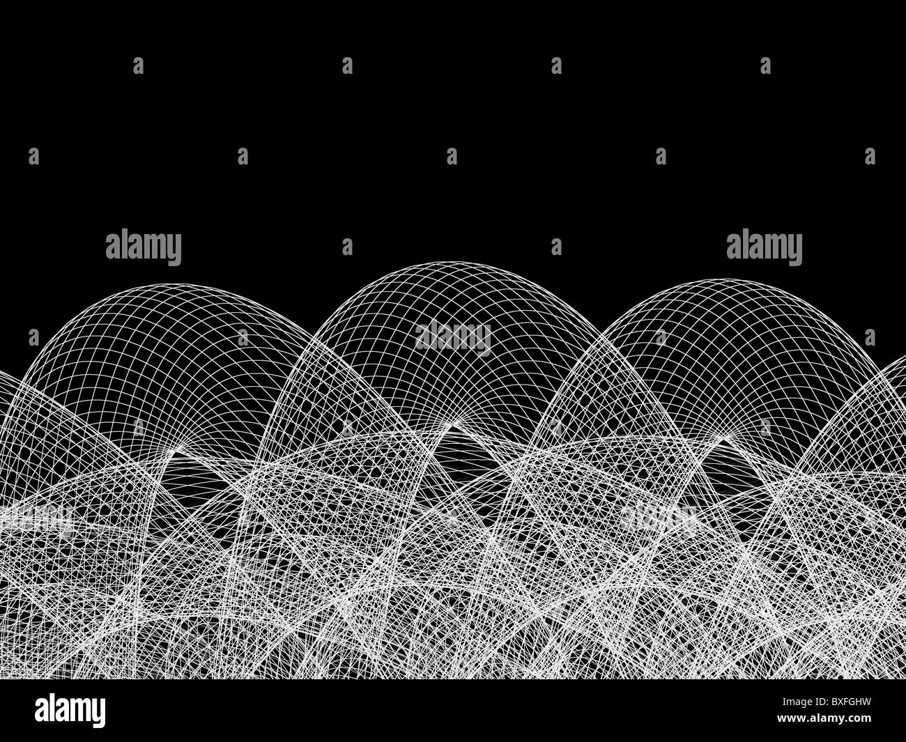 High Resolution Wire and Line Illustration in Black and White Stock ...