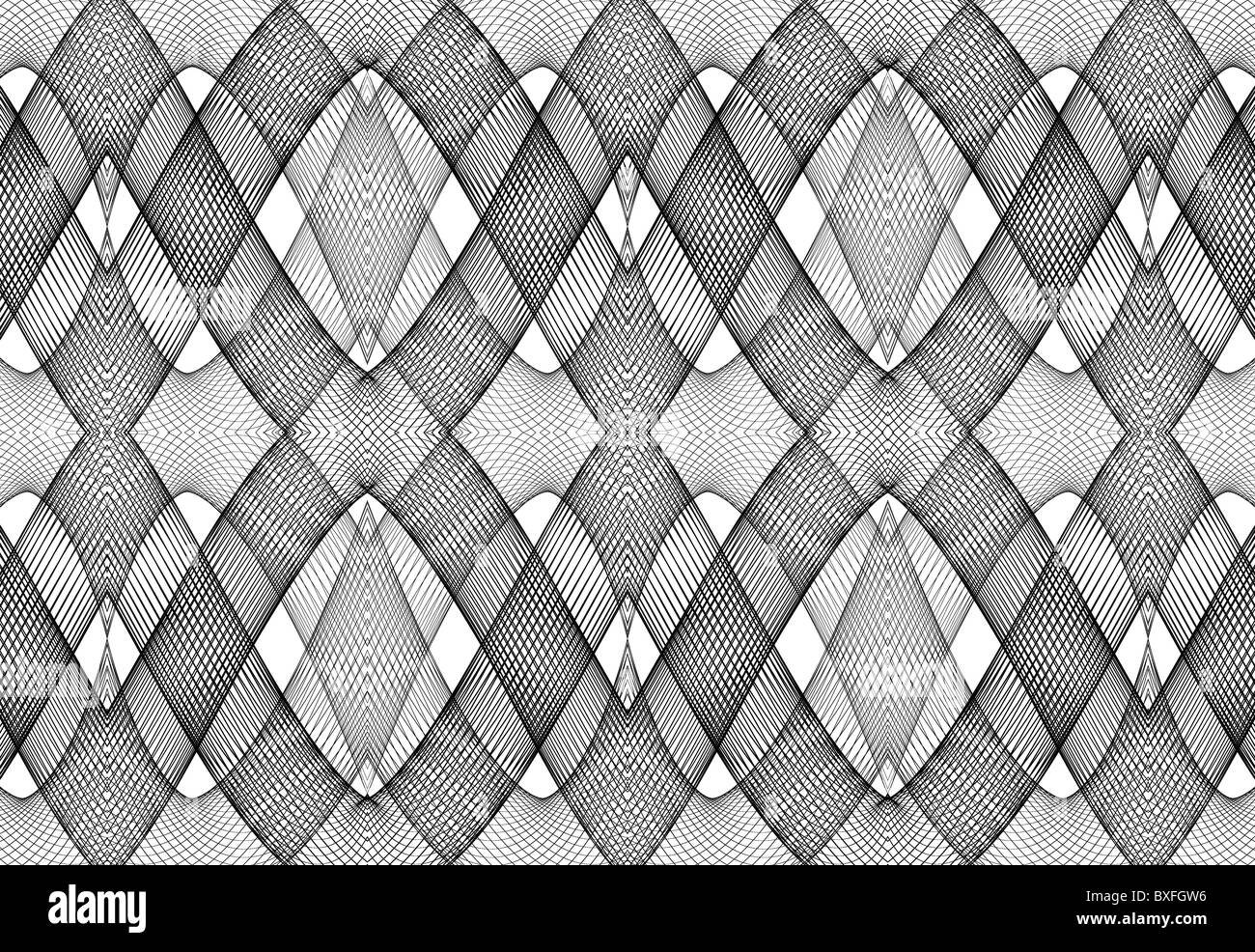 High Resolution Wire and Line Illustration in Black and White Stock ...