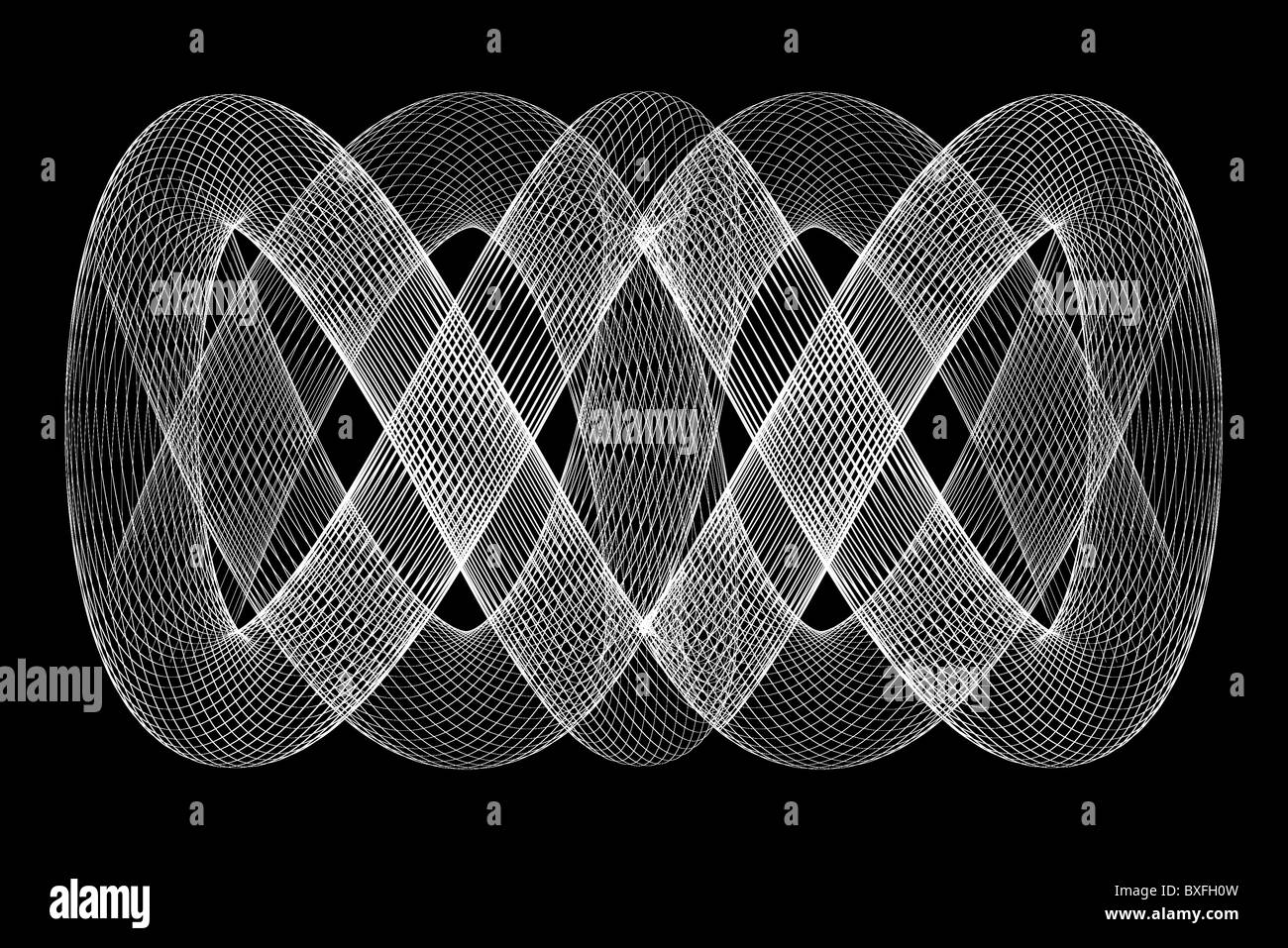 High Resolution Wire and Line Illustration in Black and White Stock ...