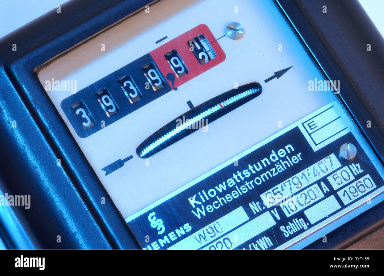Energy electricity electricity meter germany hi-res stock photography ...