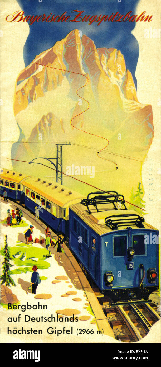Bavarian zugspitz railway hi-res stock photography and images - Alamy