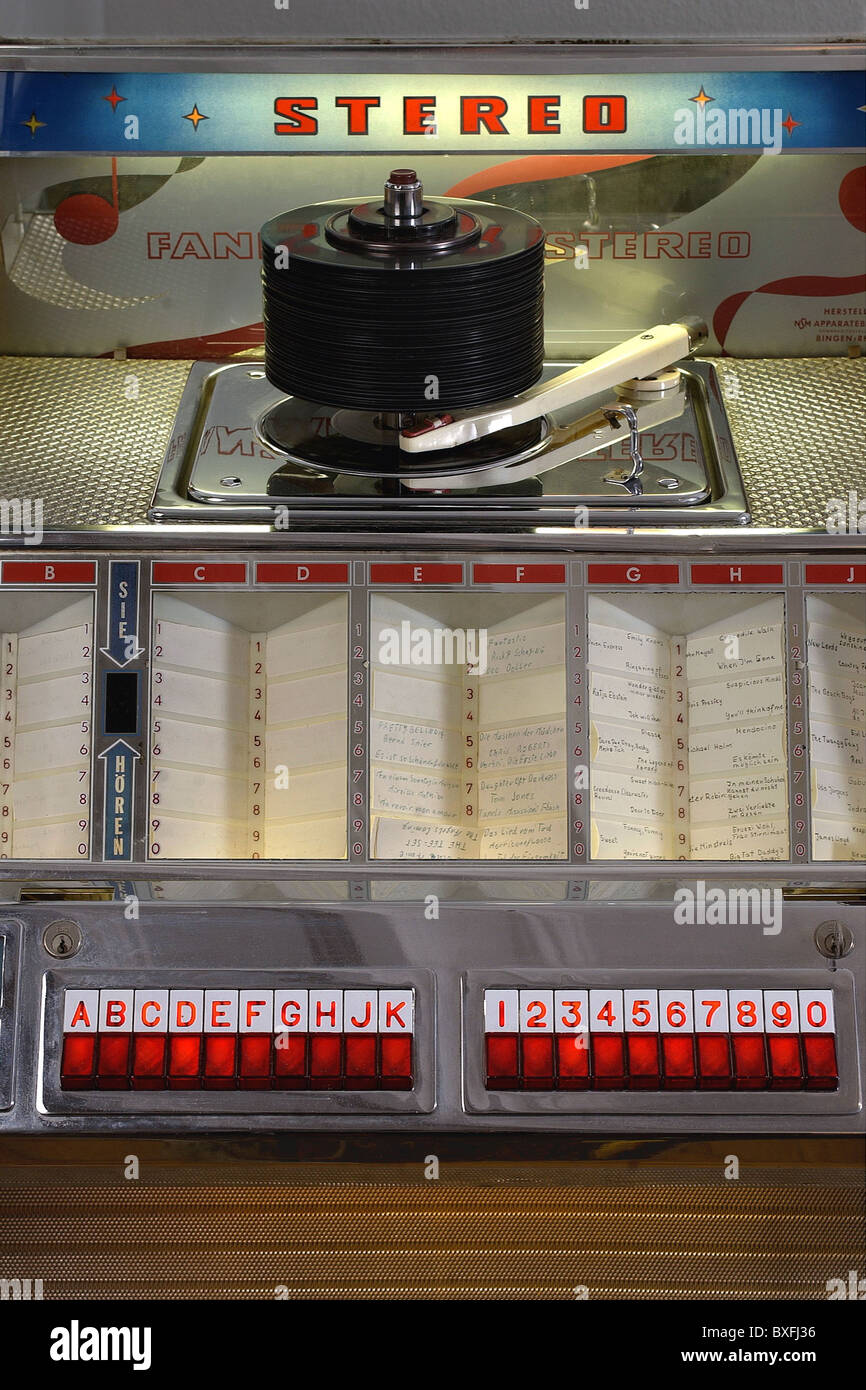 Jukebox 1950s High Resolution Stock Photography and Images - Alamy