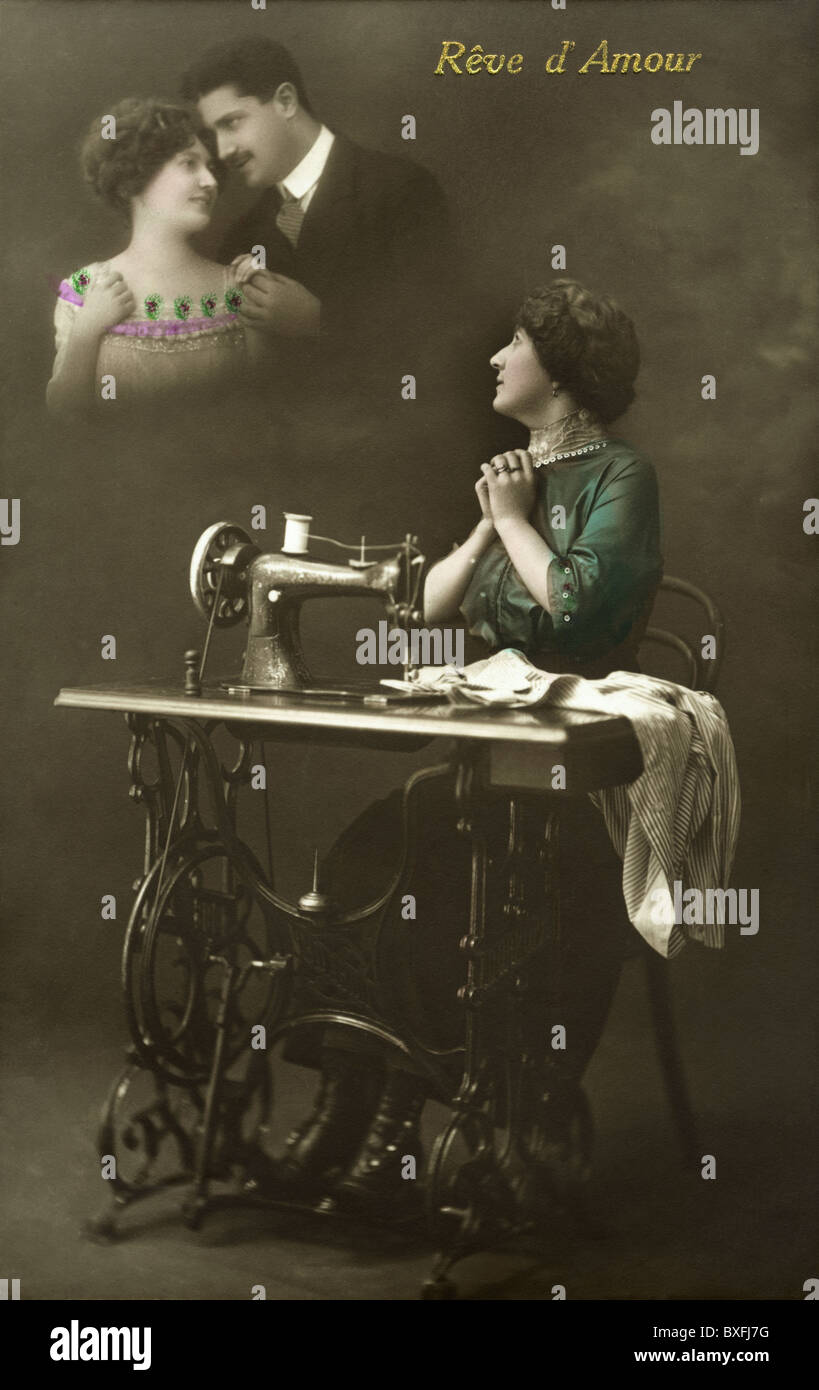 French sewing machine hi-res stock photography and images - Alamy
