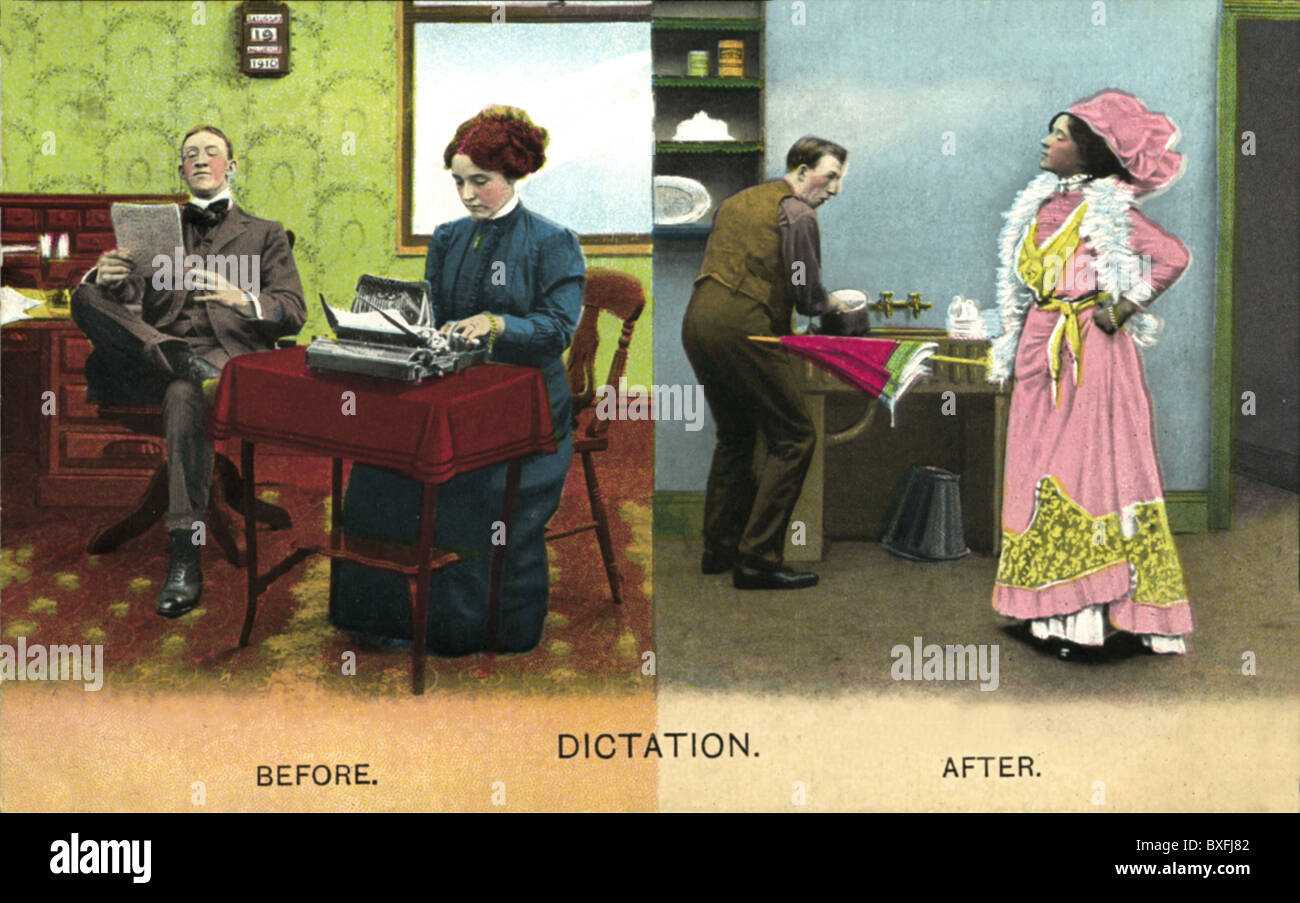 Dictation secretary hi-res stock photography and images - Alamy