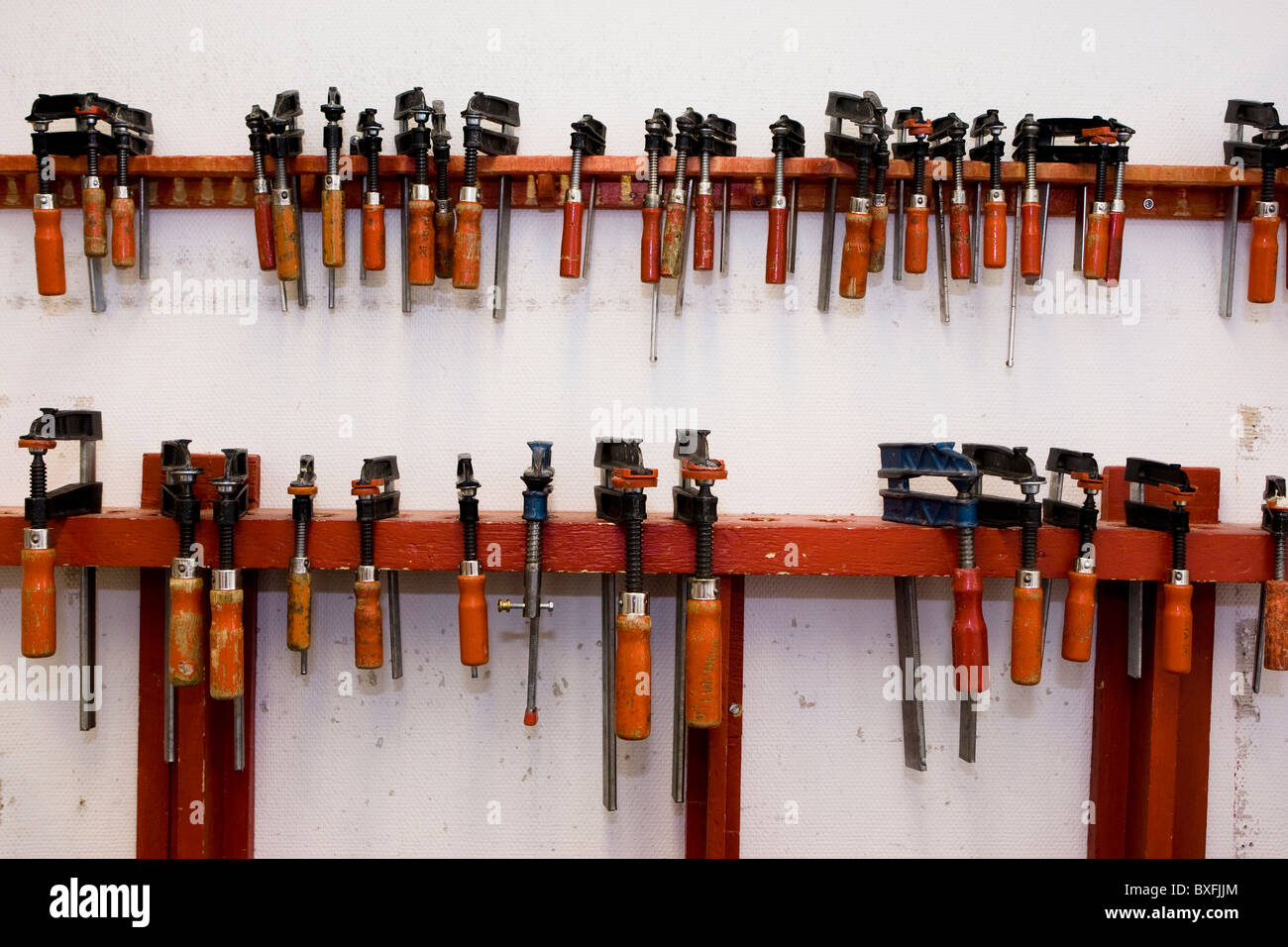 Sorted tool in the workshop Stock Photo - Alamy