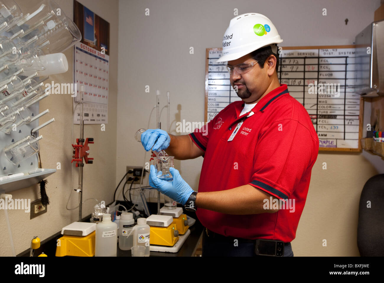 Engineer water treatment plant hi-res stock photography and images - Alamy