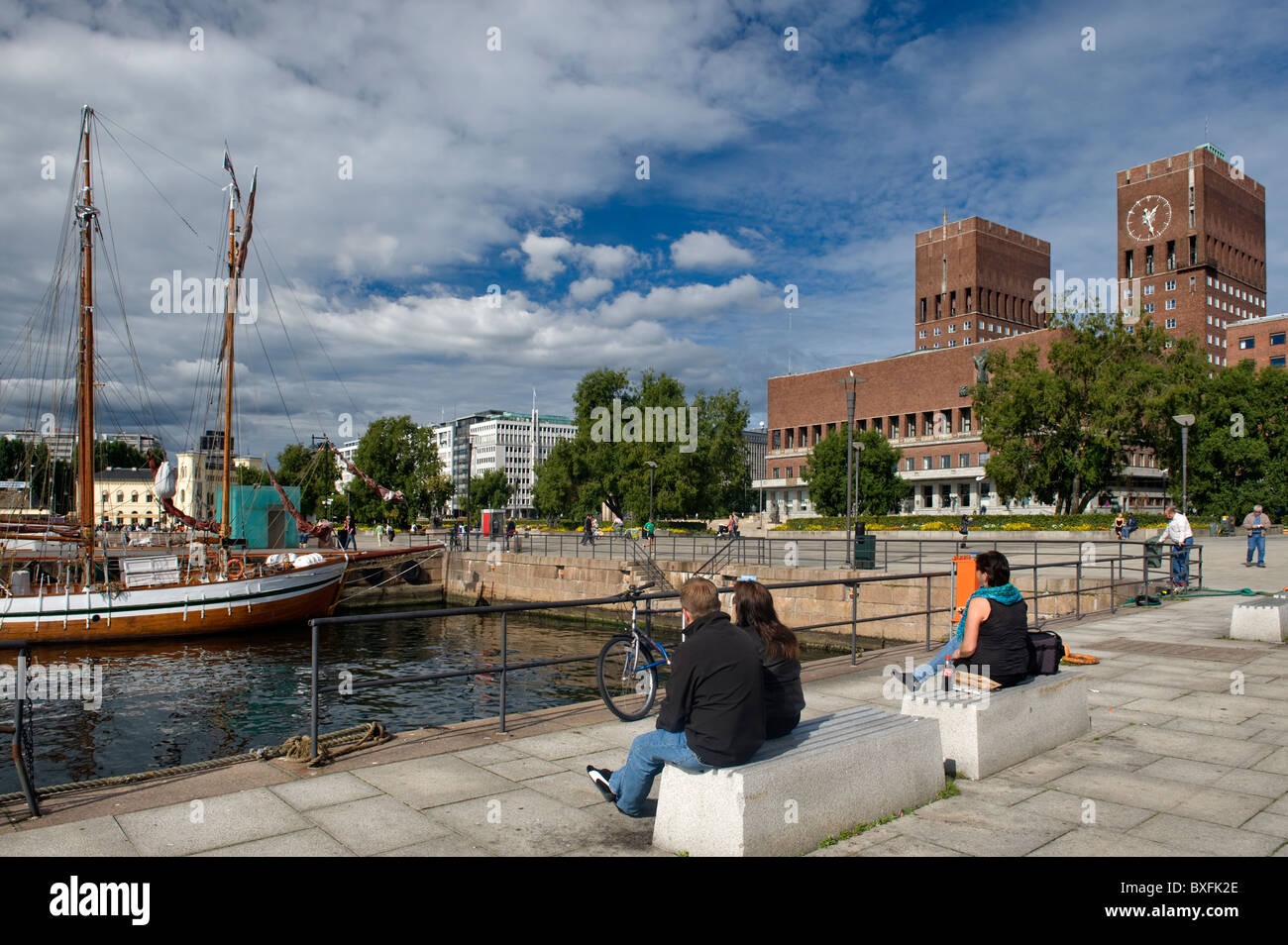Oslo Harbor Norway Stock Photo - Alamy