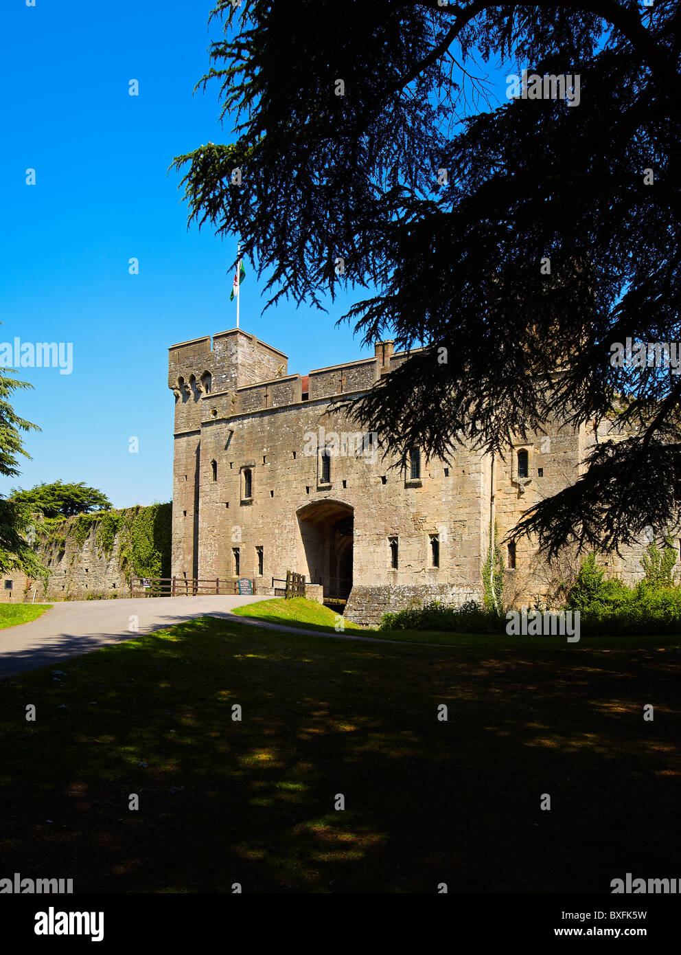 Caldicot Castle, Caldicot, South Wales, UK Stock Photo - Alamy