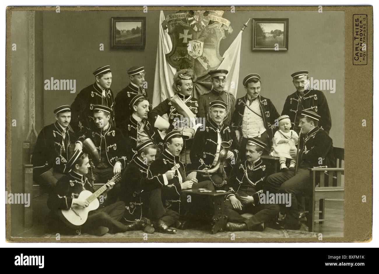 Germany, Hanover, circa 1908, students' fraternity, Saxo-Silesia ...