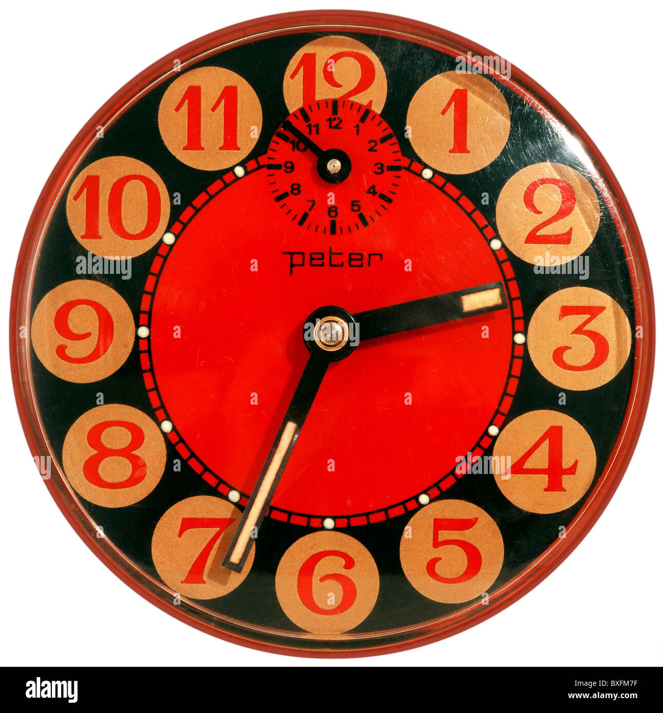 1950s clock hi-res stock photography and images - Alamy