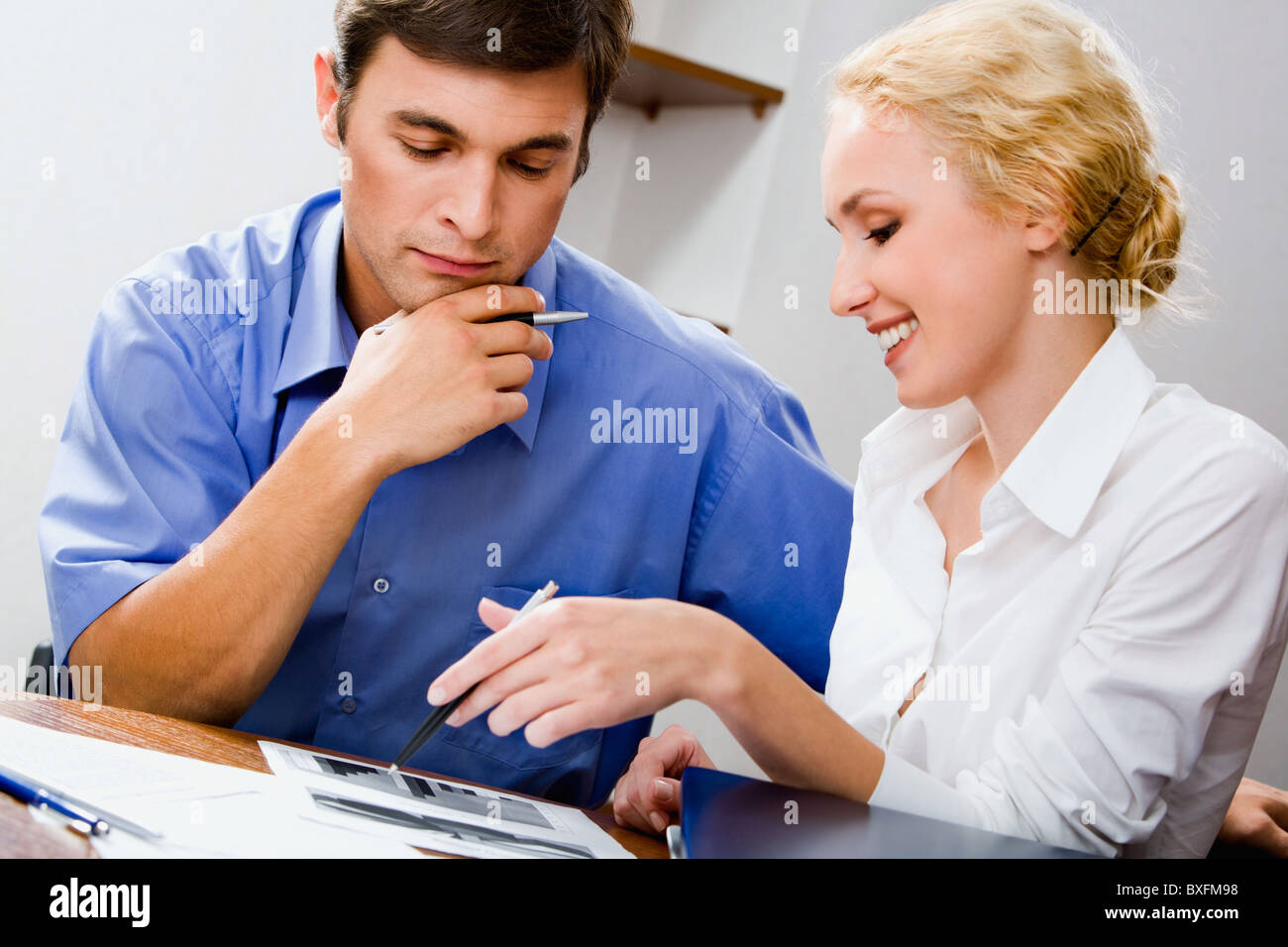 Boss and assistant hi-res stock photography and images - Alamy