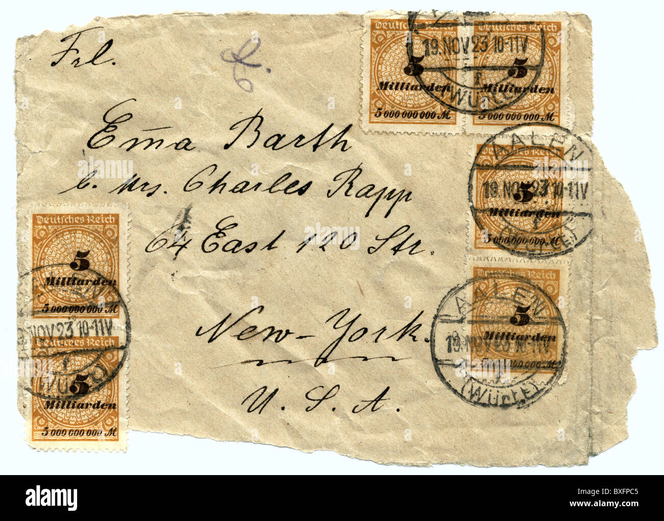 Hyperinflation germany 1920s hi-res stock photography and images - Alamy