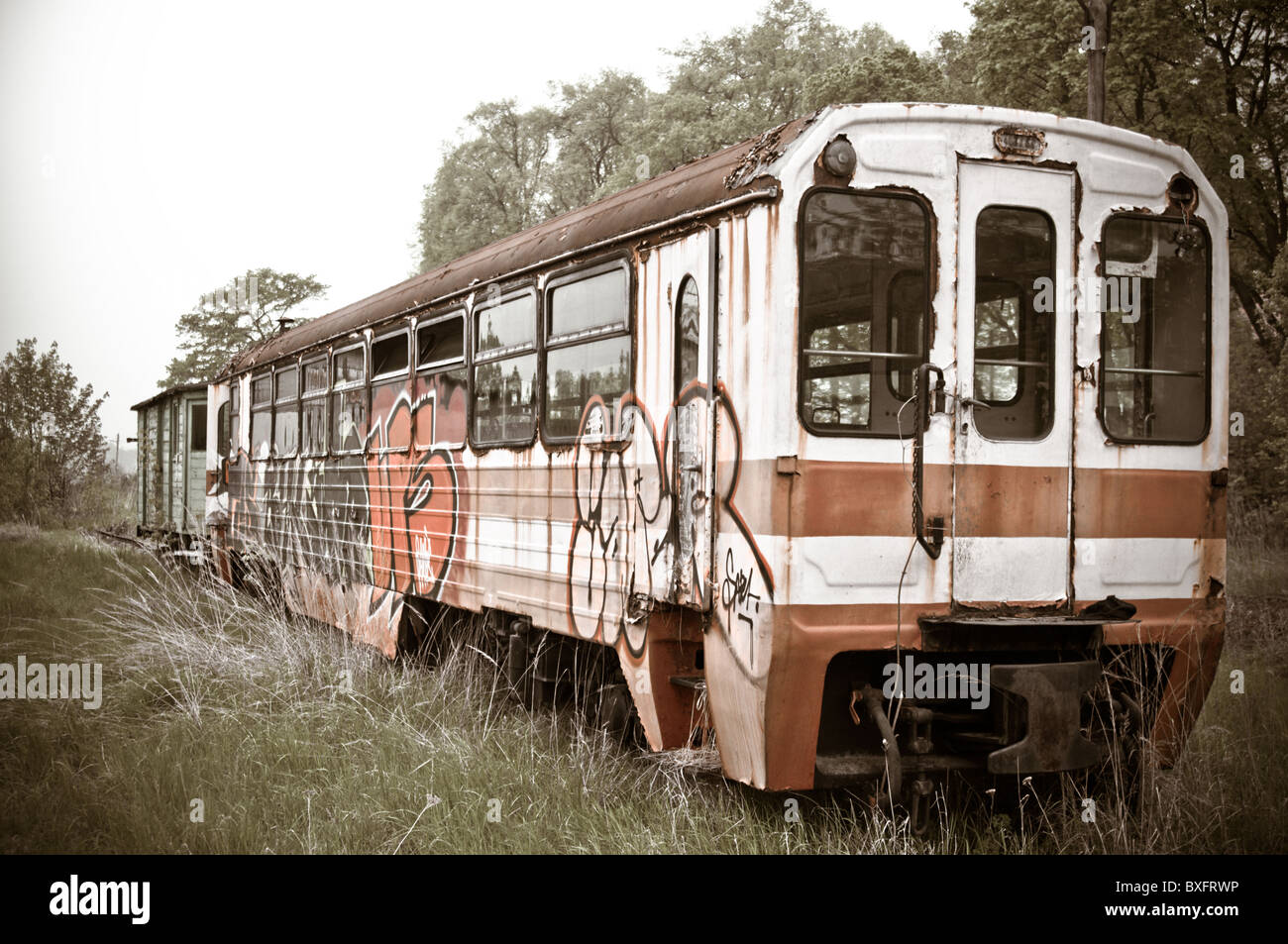 old vintage train Stock Photo - Alamy